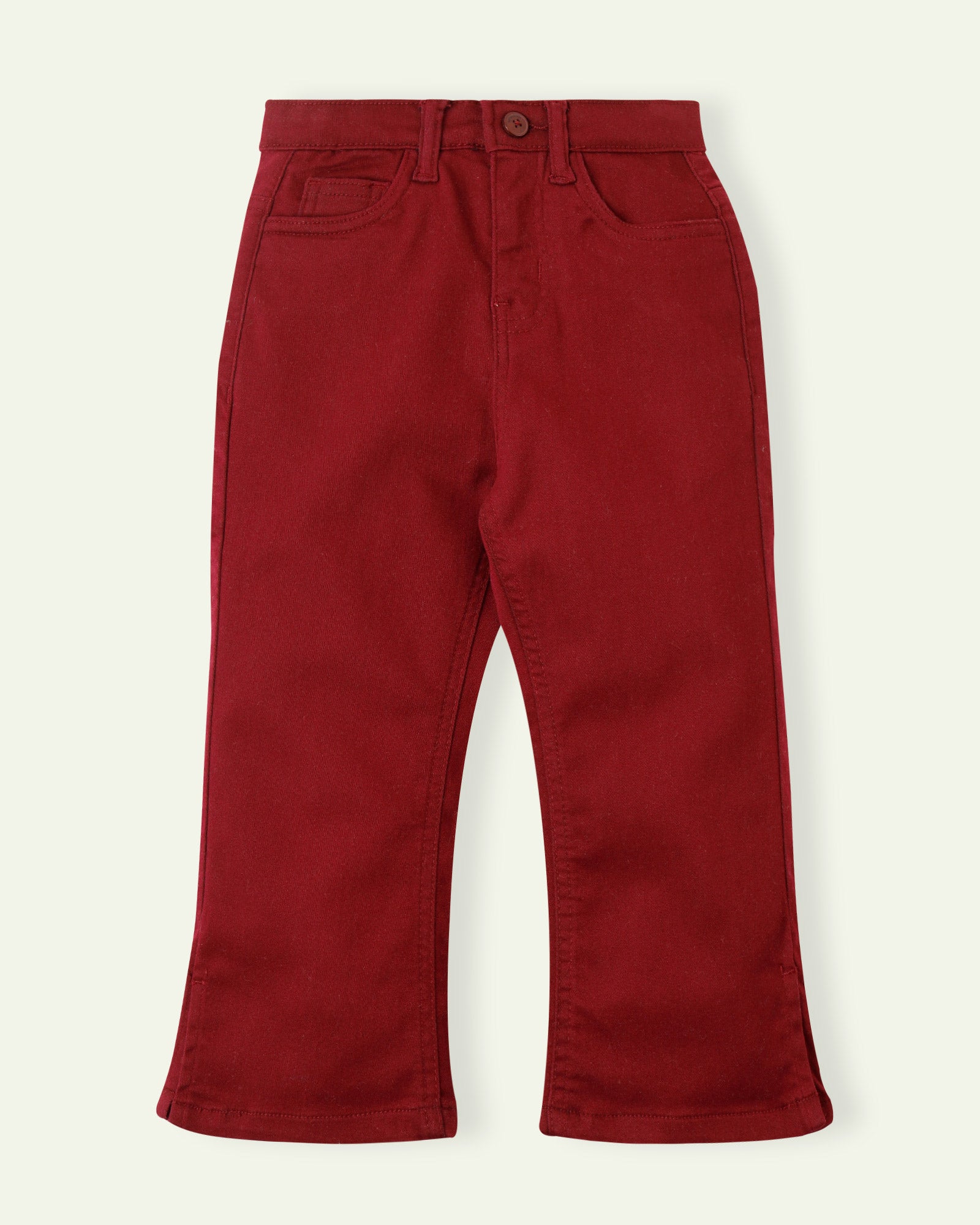 Maroon Bootcut Pants – ilovehopscotch