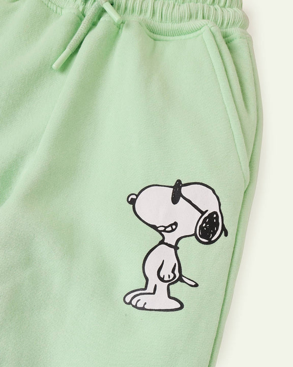 Green Snoopy Sweatpants – ilovehopscotch